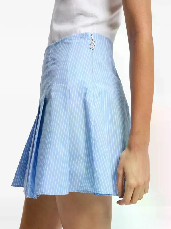 Hugo Striped Pleated Skirt