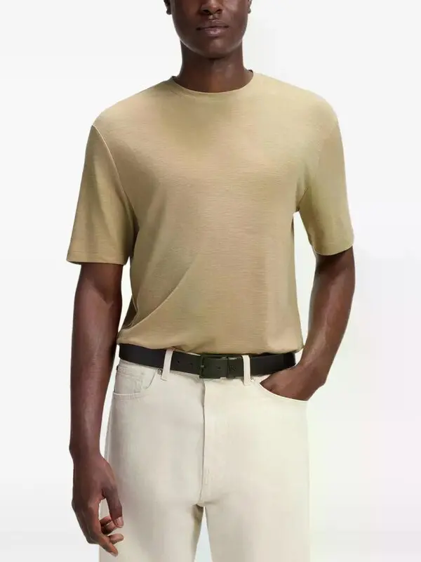 Hugo Slub-texture Short-sleeve T-shirt