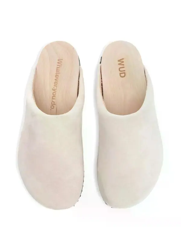 WUD Stem Clogs In Suede