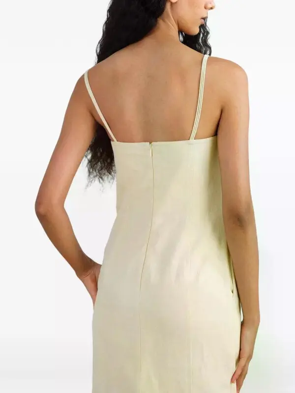 Auralee Woven Midi Dress