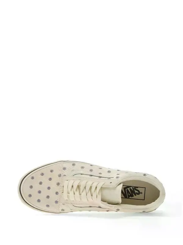 VANS Old Skool Floral Embroidered Sneakers