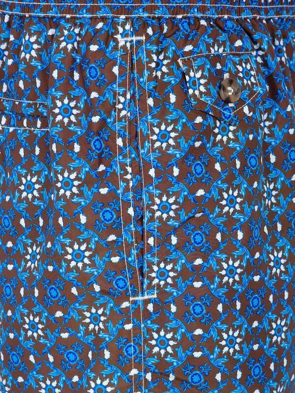 MC2 SAINT BARTH Lightning Majolica Swim Shorts