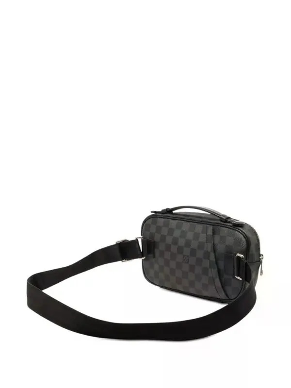 LOUIS VUITTON Damier Graphite Ambler Belt Bag