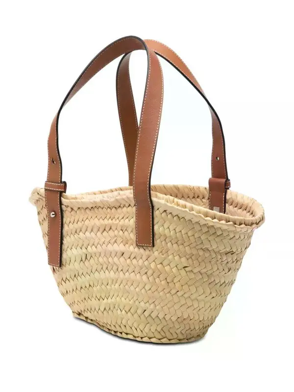 Loewe Raffia Anagram Basket Tote Bag - Neutrals