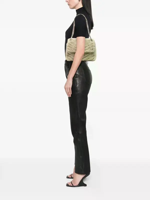 Saint Laurent Shearling Niki Shoulder Bag