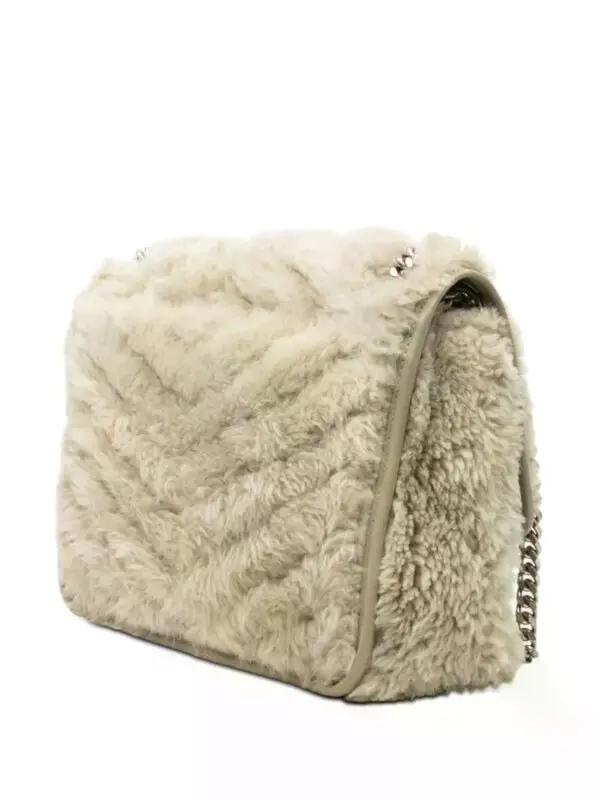 Saint Laurent Shearling Niki Shoulder Bag
