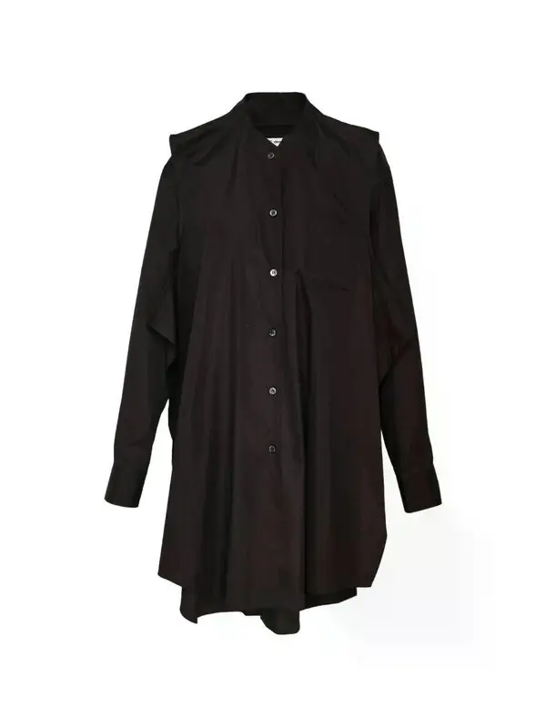 Comme Des Garçons Asymmetric Long-sleeved Dress