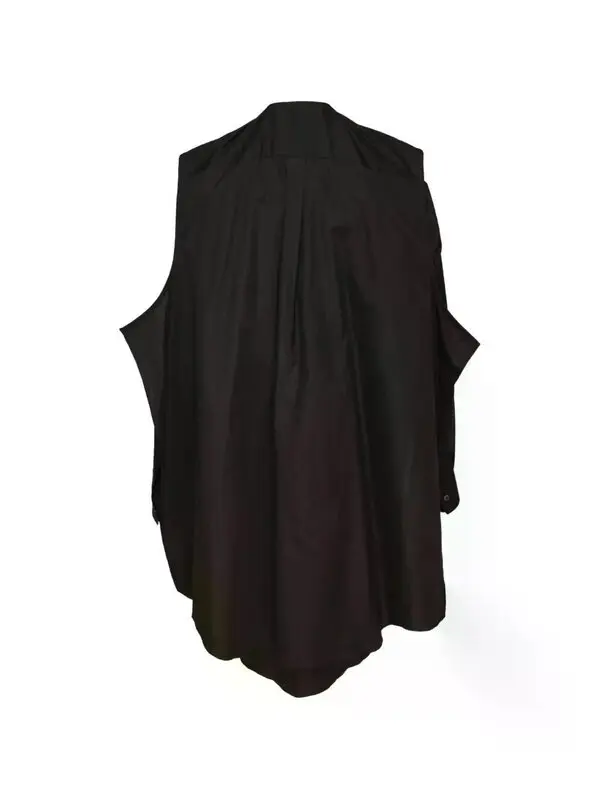 Comme Des Garçons Asymmetric Long-sleeved Dress