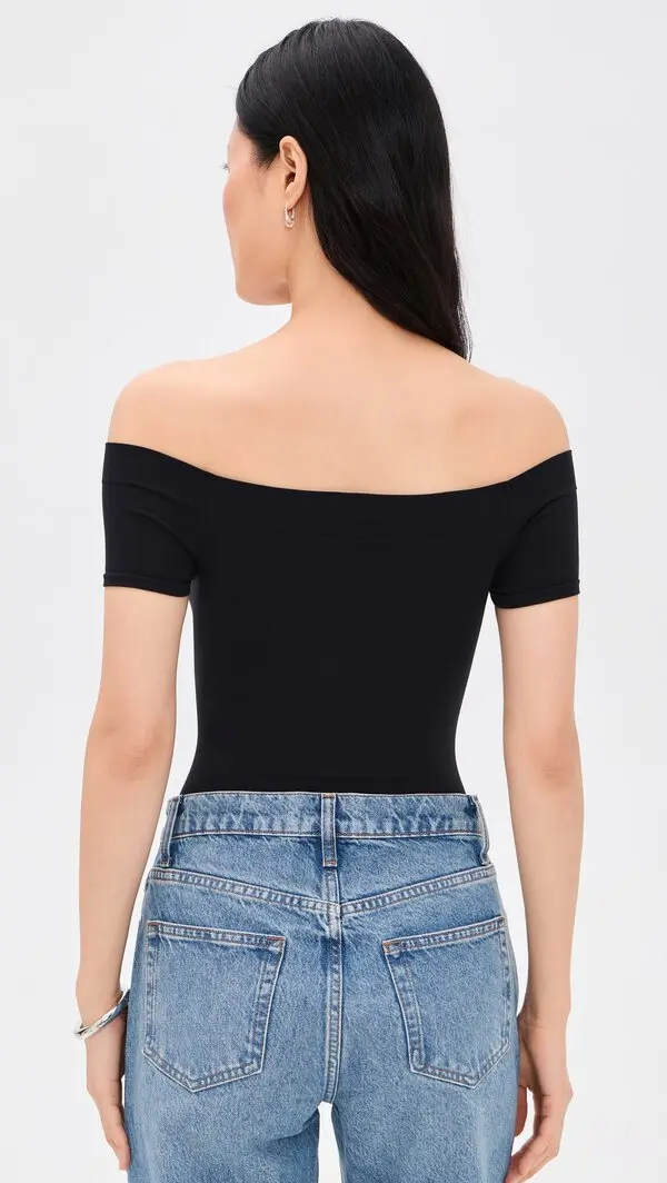 Commando Ballet Cap Sleeve Thong Bodysuit