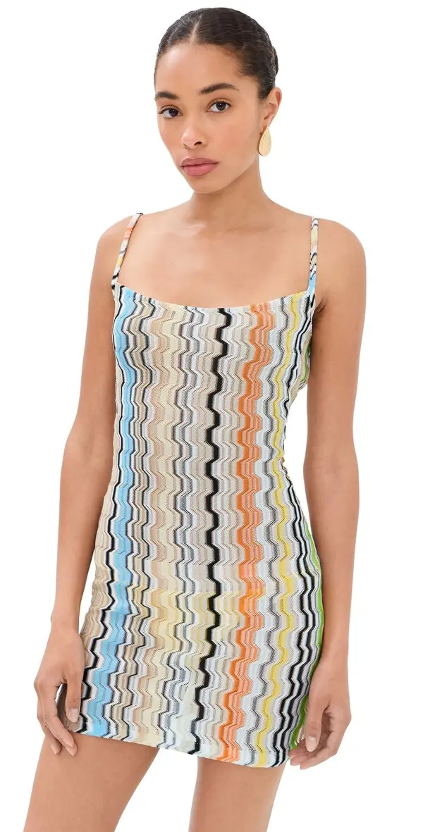 Missoni Short Cover Up Dress - Smsnp-multi