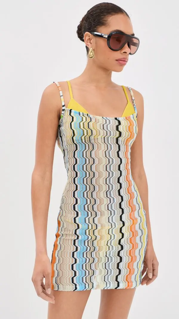 Missoni Short Cover Up Dress - Smsnp-multi