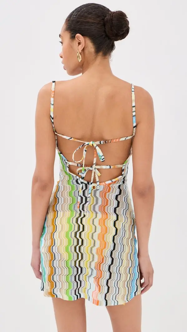 Missoni Short Cover Up Dress - Smsnp-multi