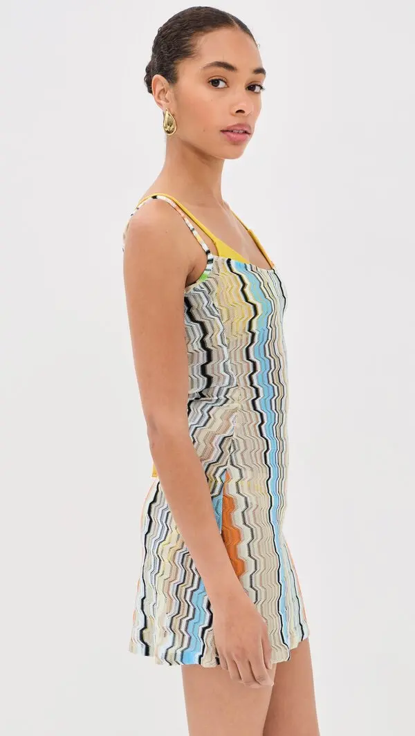 Missoni Short Cover Up Dress - Smsnp-multi