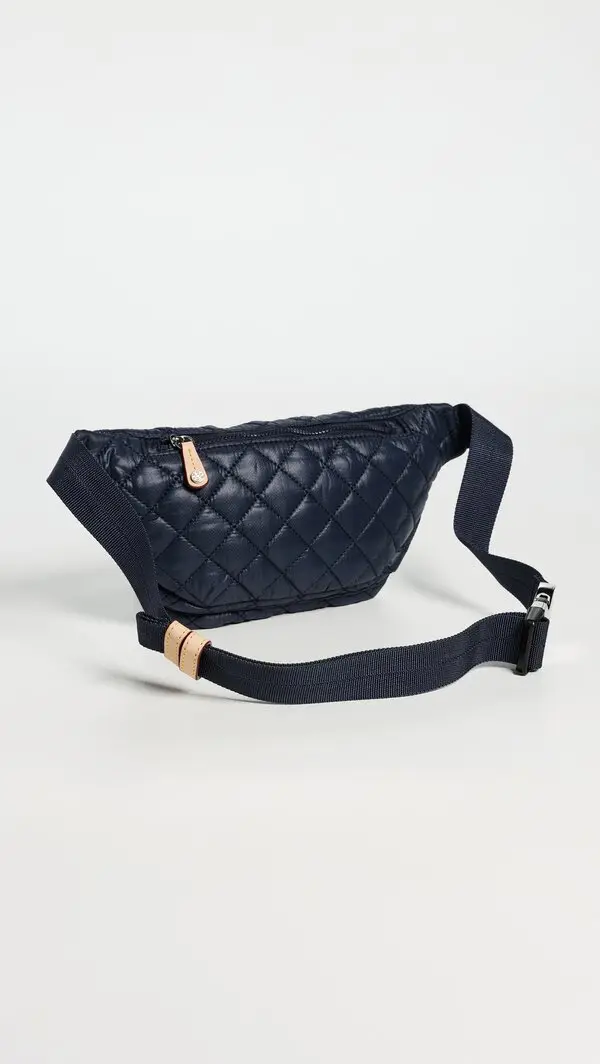 Mz Wallace Small Metro Quilted Sling Bag - Navy