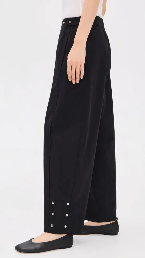 PEACHY DEN Jagger Trousers With Snap Cuffs