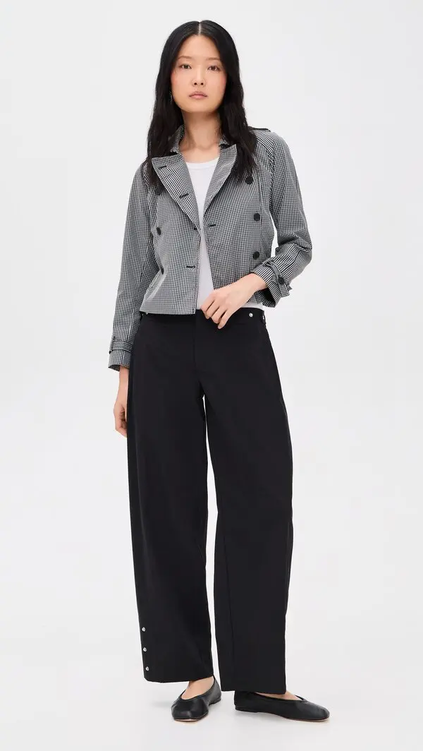 PEACHY DEN Jagger Trousers With Snap Cuffs