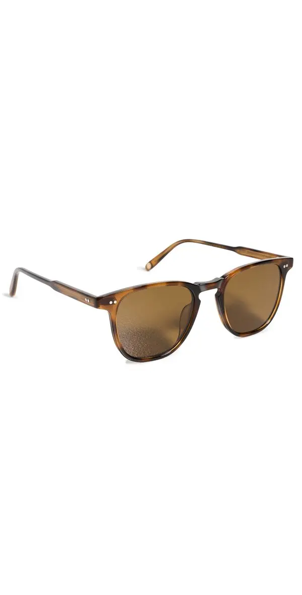 Garrett Leight Brooks Sunglasses - Spbrnsh/sfpcof Plr