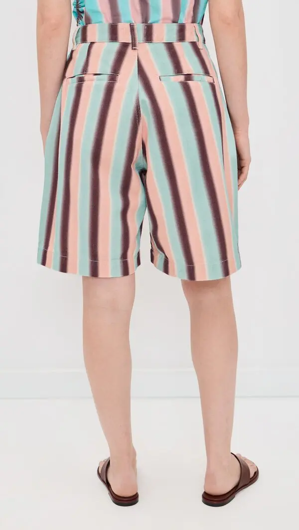 SIXXTA Bermuda Shorts With Center Pleats