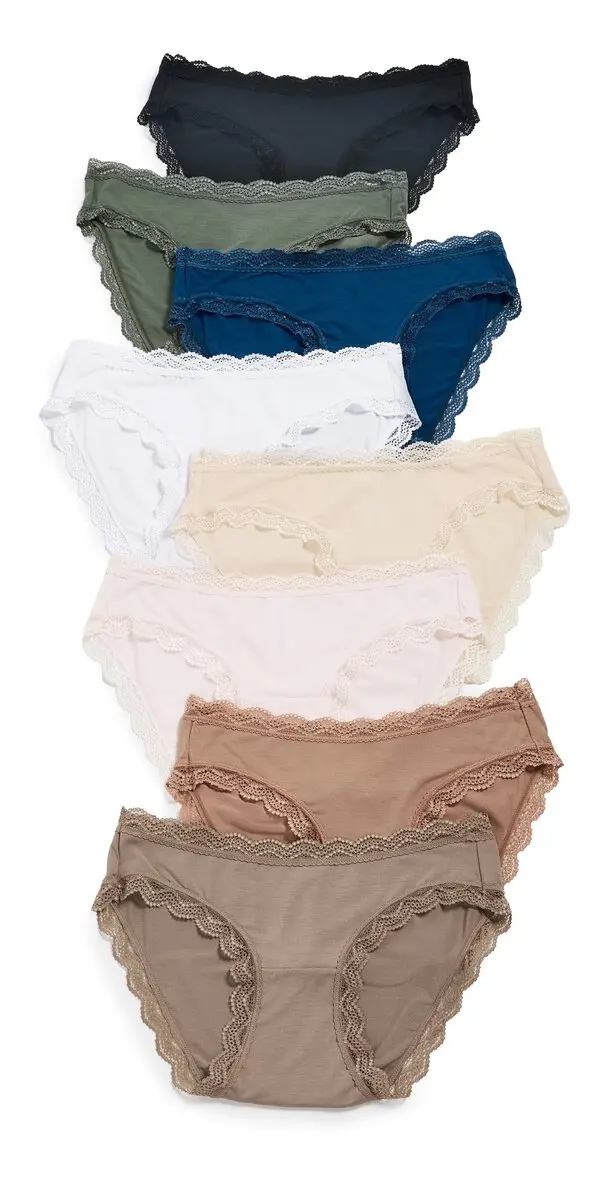 STRIPE & STARE Original Knicker Panties Eight Pack - Modern Basics