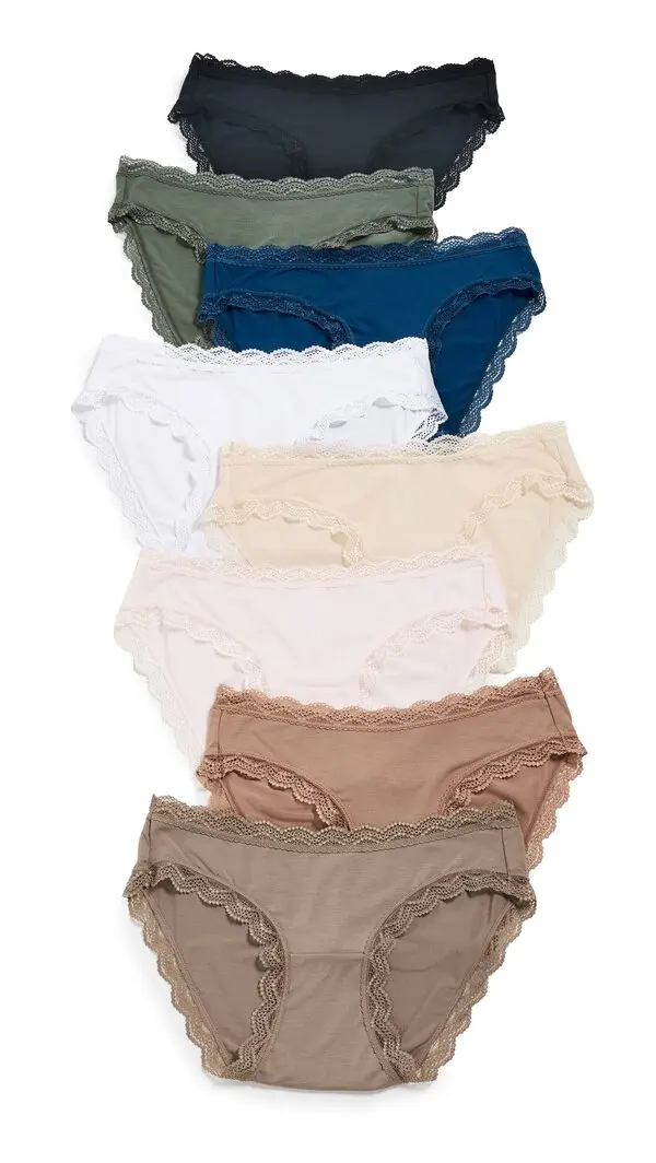 STRIPE & STARE Original Knicker Panties Eight Pack - Modern Basics