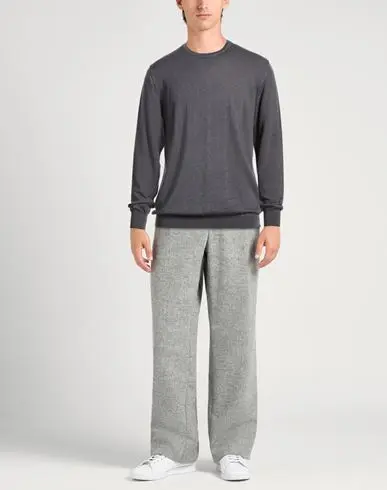 LIU •JO MAN Virgin Wool Crewneck Sweater