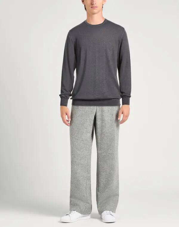 LIU •JO MAN Virgin Wool Crewneck Sweater
