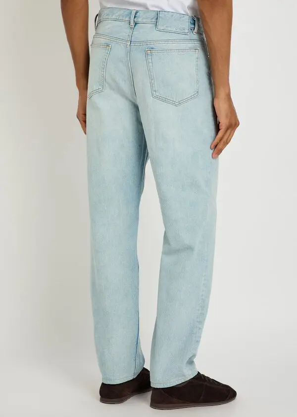 A.p.c. Martin Straight-leg Jeans In Washed Denim