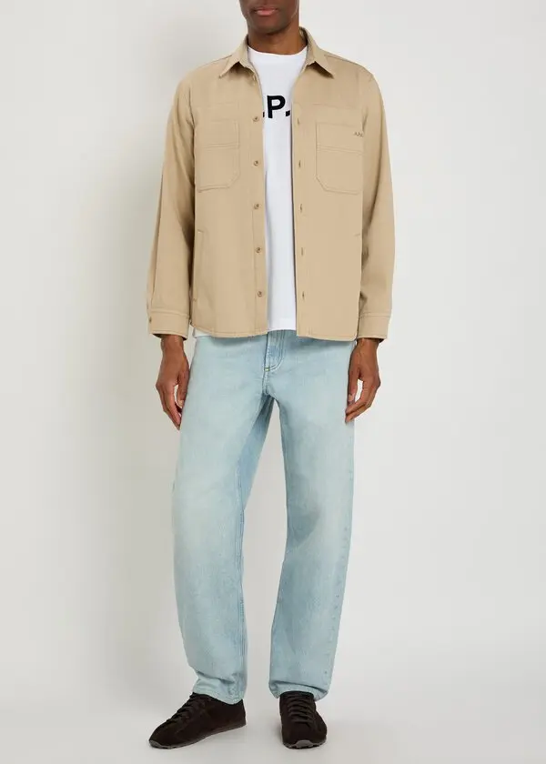 A.p.c. Martin Straight-leg Jeans In Washed Denim