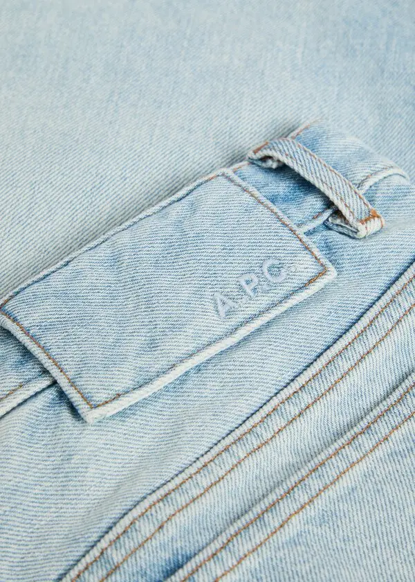 A.p.c. Martin Straight-leg Jeans In Washed Denim