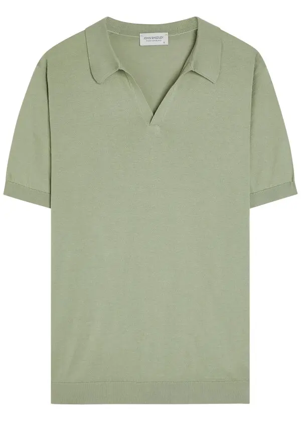 John Smedley Noah Fine-knit Cotton Polo Shirt