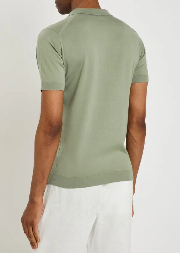 John Smedley Noah Fine-knit Cotton Polo Shirt