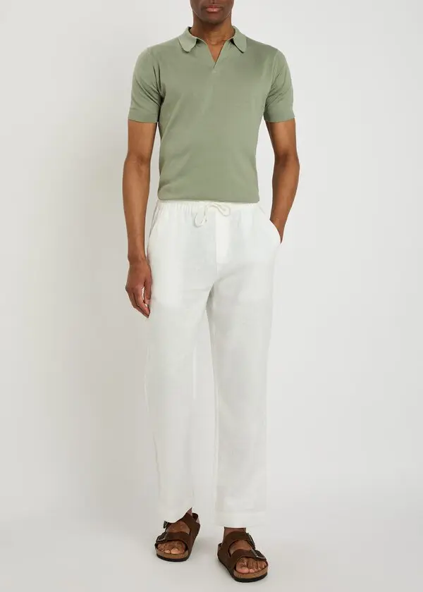 John Smedley Noah Fine-knit Cotton Polo Shirt