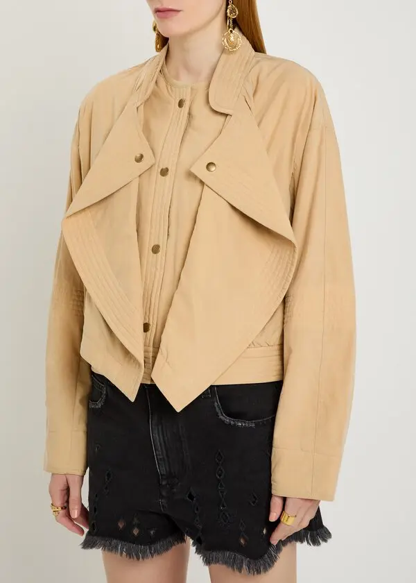 Isabel Marant Étoile Tricia Layered-effect Woven Jacket