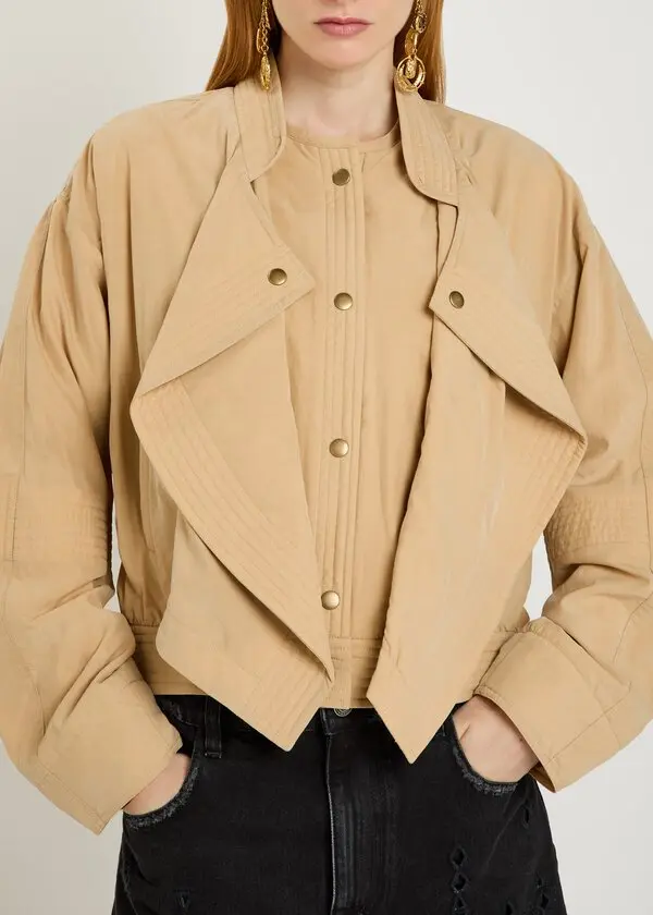 Isabel Marant Étoile Tricia Layered-effect Woven Jacket
