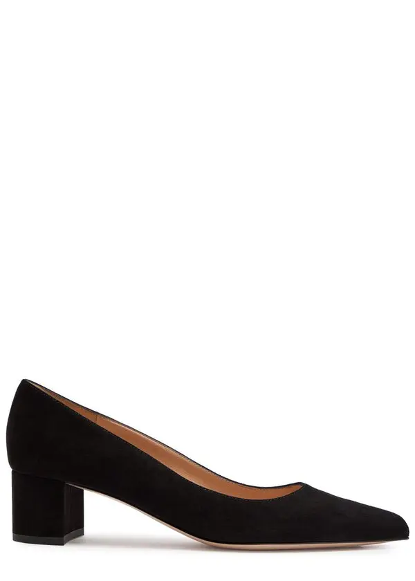 GIANVITO ROSSI Piper 45 Suede Pumps
