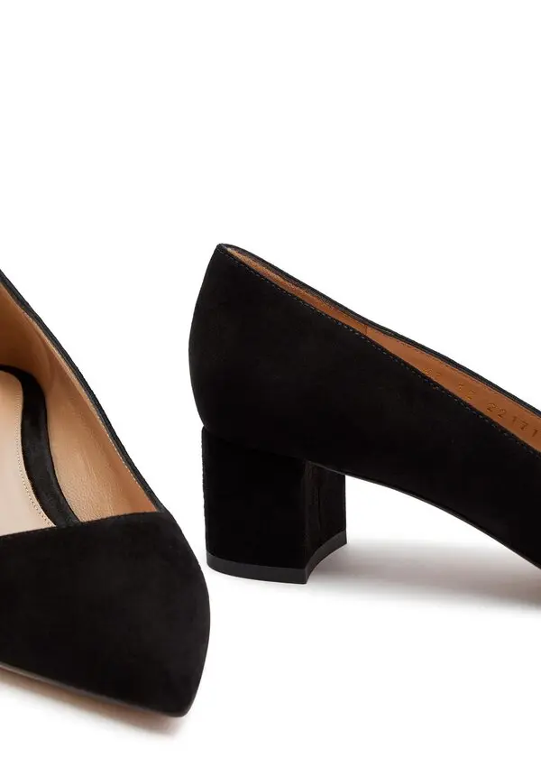 GIANVITO ROSSI Piper 45 Suede Pumps