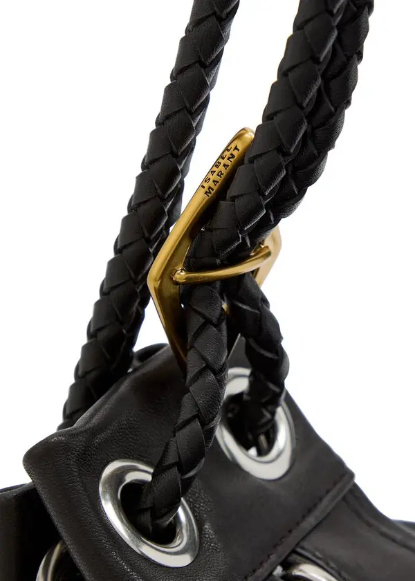 Isabel Marant Étoile Maia Medium Braided Leather Shoulder Bag