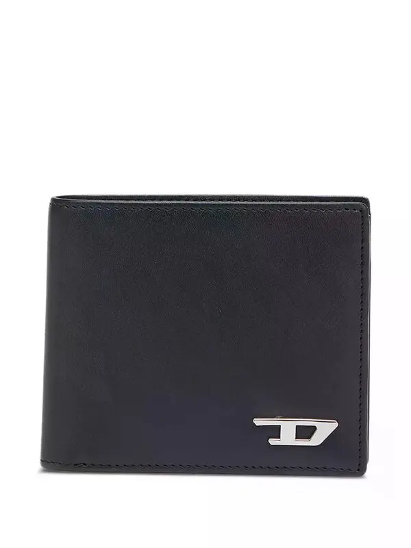 DIESEL® Logo-plaque Bi-fold Wallet - Black