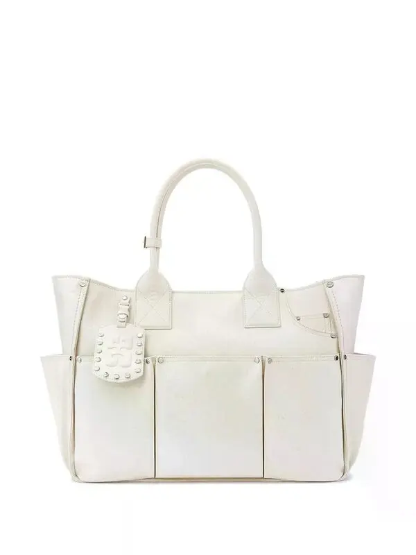 GANNI Posy Bag In Ostrich Textured Leather