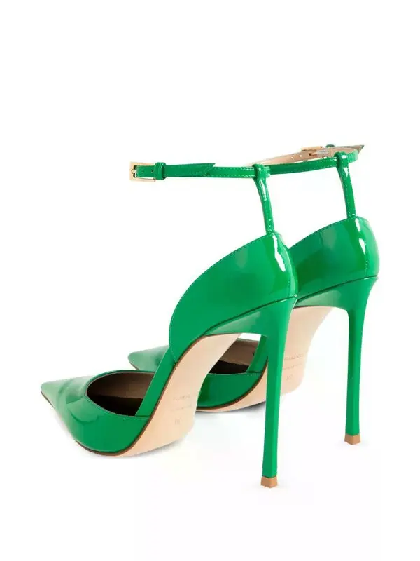 TOM FORD Vertigo Patent Leather Ankle Strap Pumps