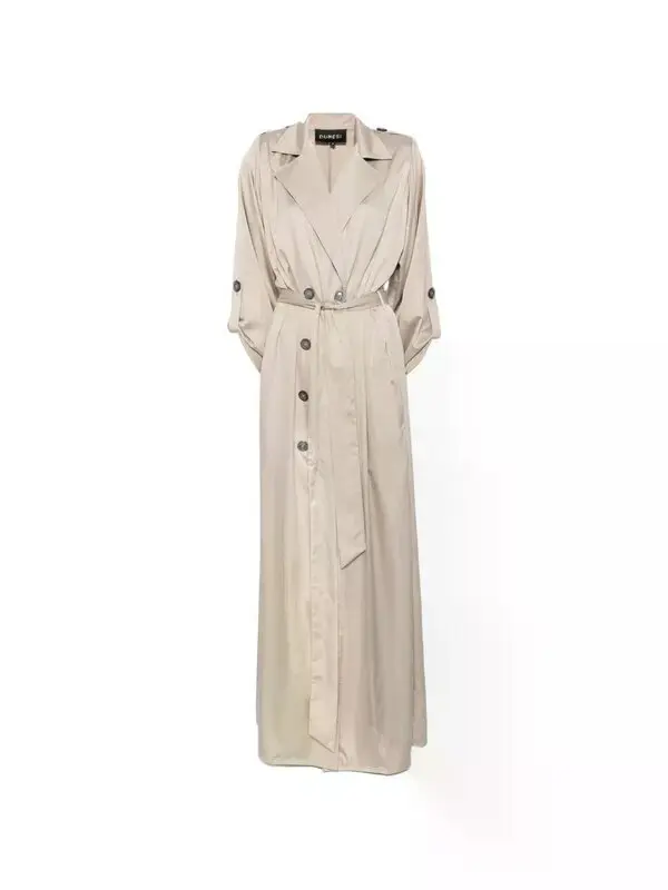 DUNESI Double-breasted Belted Dress
