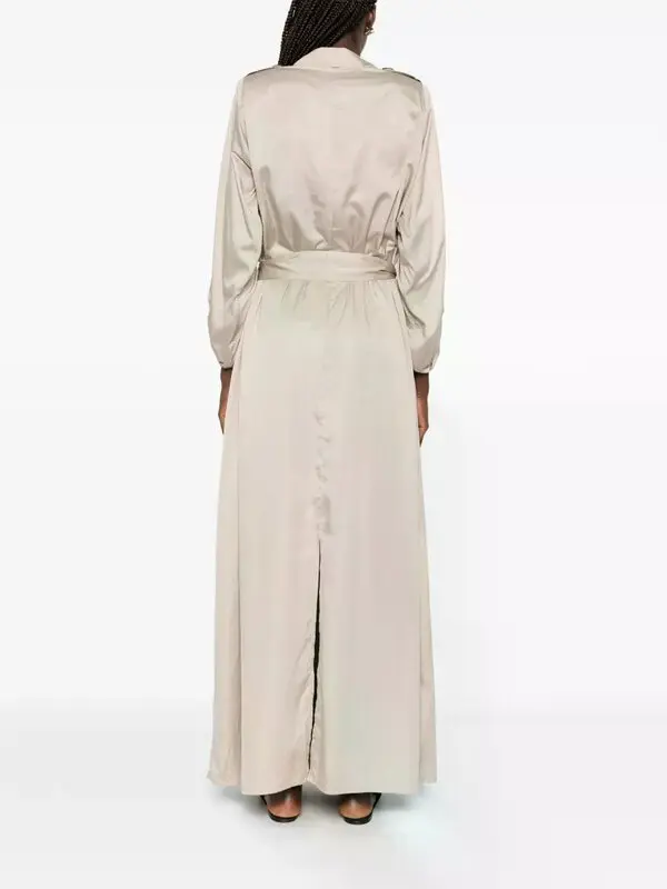DUNESI Double-breasted Belted Dress
