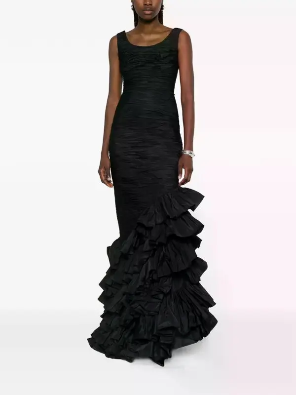 DUNESI Serafina Ruffled Gown