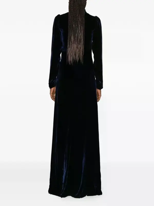 DUNESI Dunes Embellished Ruched Maxi Dress