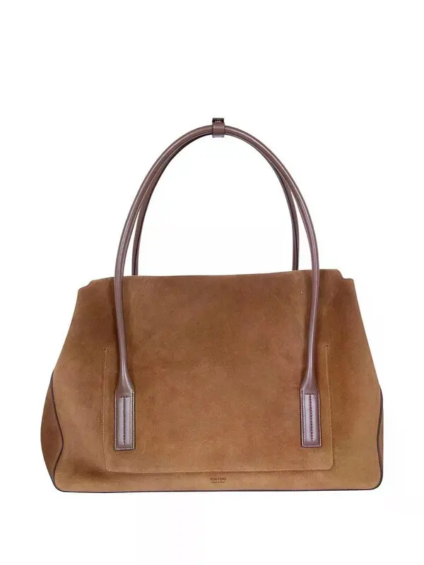 TOM FORD Medium Eclipse Leather Tote Bag