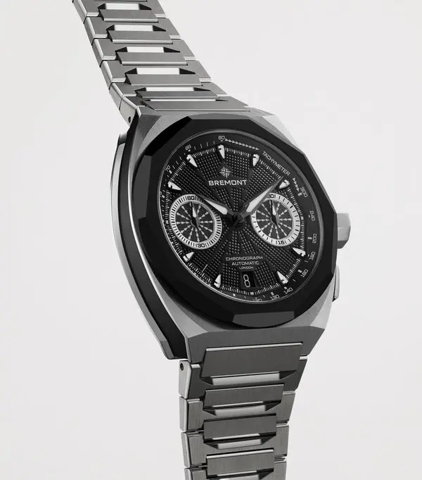 BREMONT Stainless Steel Chronograph Watch