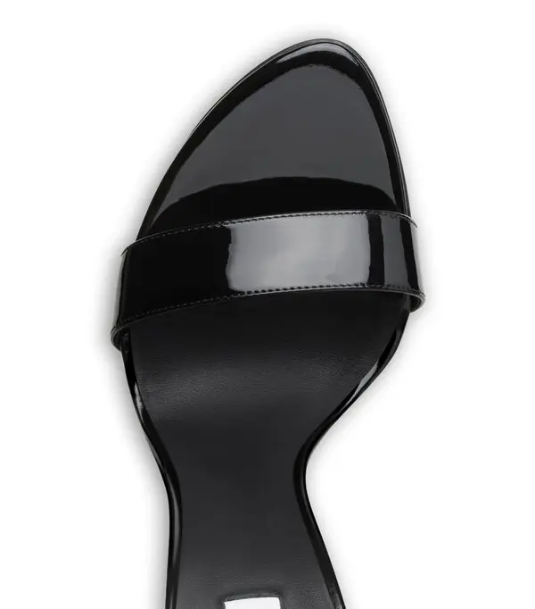 Alaïa Patent Leather Cone Sandals - Clear