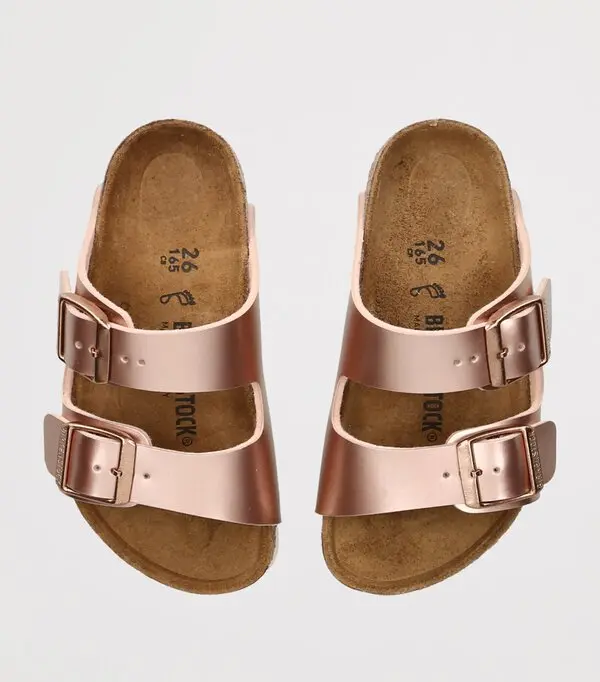 BIRKENSTOCK Metallic Leather Arizona Sandals