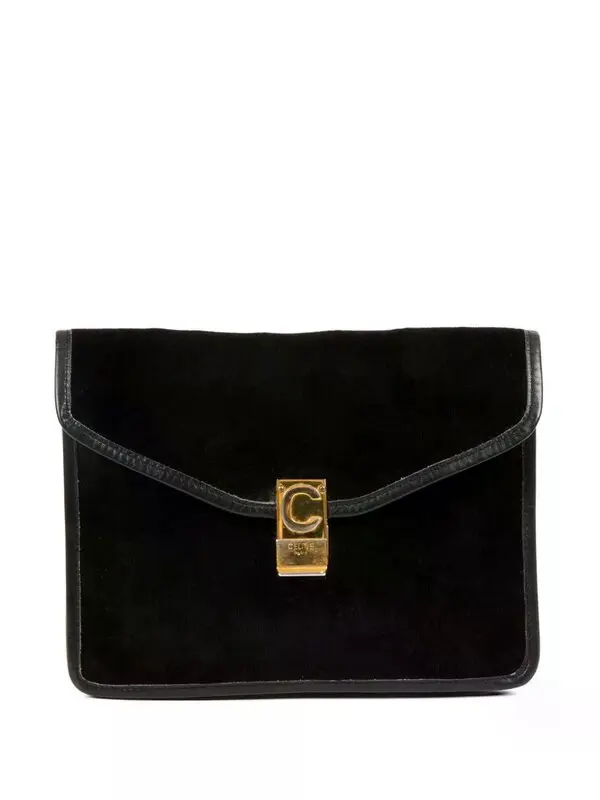 Celine 1970s C Logo Clutch Bag
