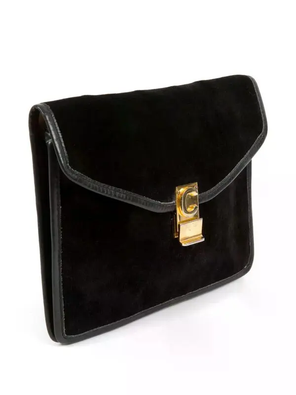 Celine 1970s C Logo Clutch Bag